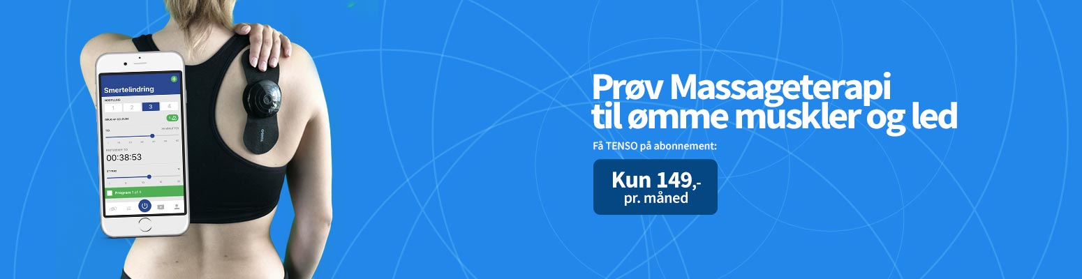 Om Tenso - TENS metoden til smertelindring og behandling